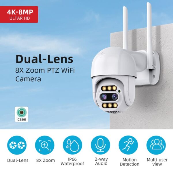 A20 Waterproof Wireless 4K WiFi Camera - A Top Security Camera Manufacturer