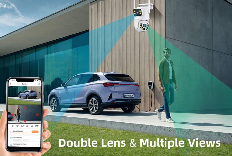 A29 Dual Lens WiFi Camera - A Top Security Camera Manufacturer