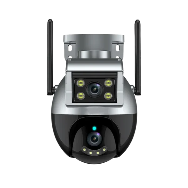 iCam365 Dual Lens Camera 6MP WiFi PTZ Outdoor Security Camera